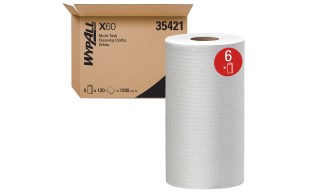 WypAll® GeneralClean X60 Multi-Task Cleaning Cloths (35421), Small Roll ...