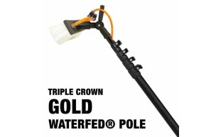 Waterfed® Triple Crown Pole, Black, Sold Individually | bch
